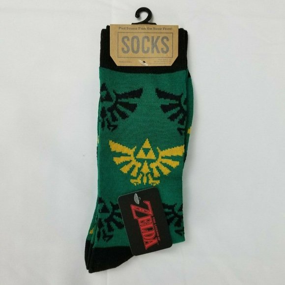 Bioworld | Underwear & Socks | The Legend Of Zelda Socks 62 Triforce ...